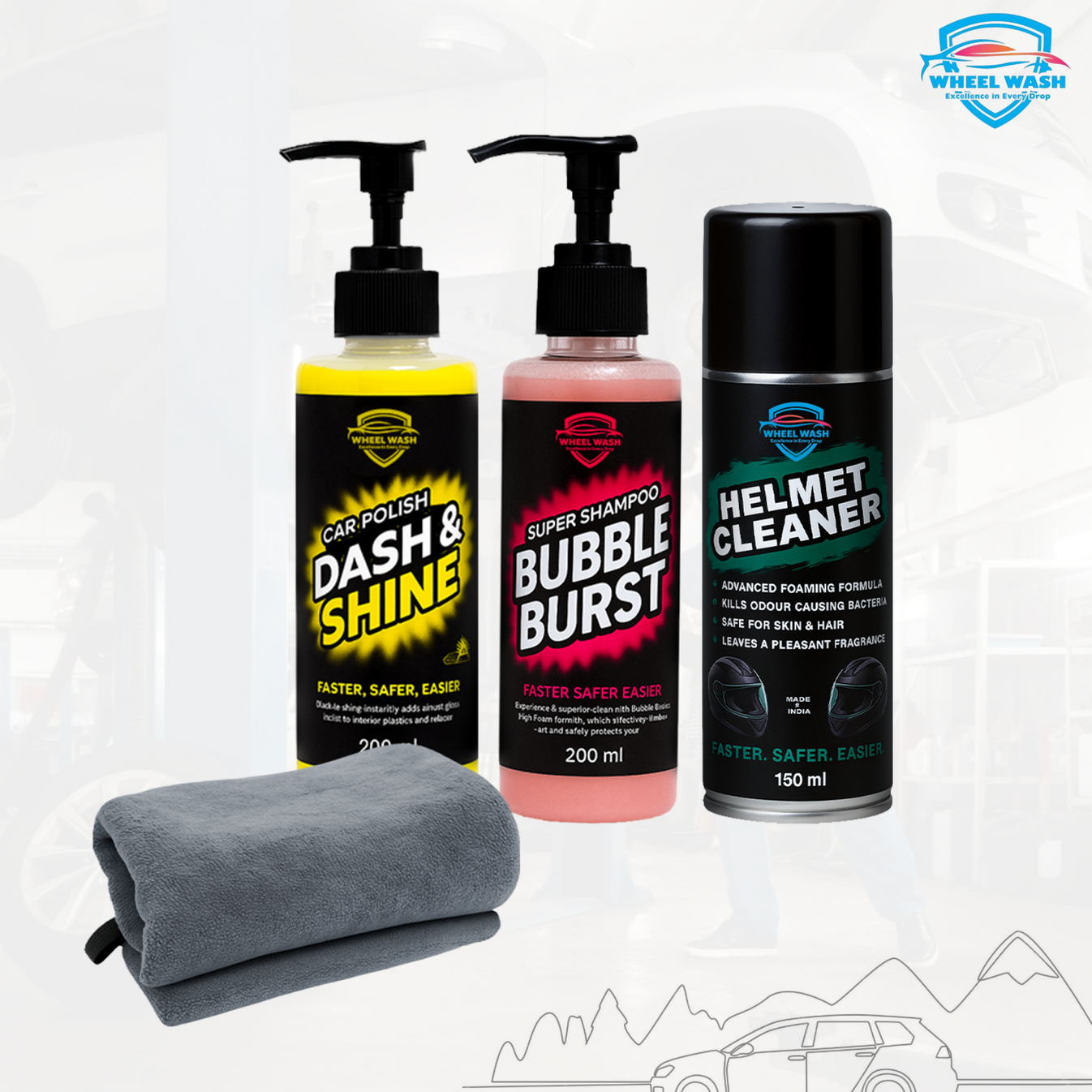 Complete Bike Care Kit – Wheelwash
